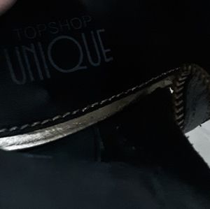 Topshop | Shoes | Top Shop Unique Leather Booties 85 | Poshmark